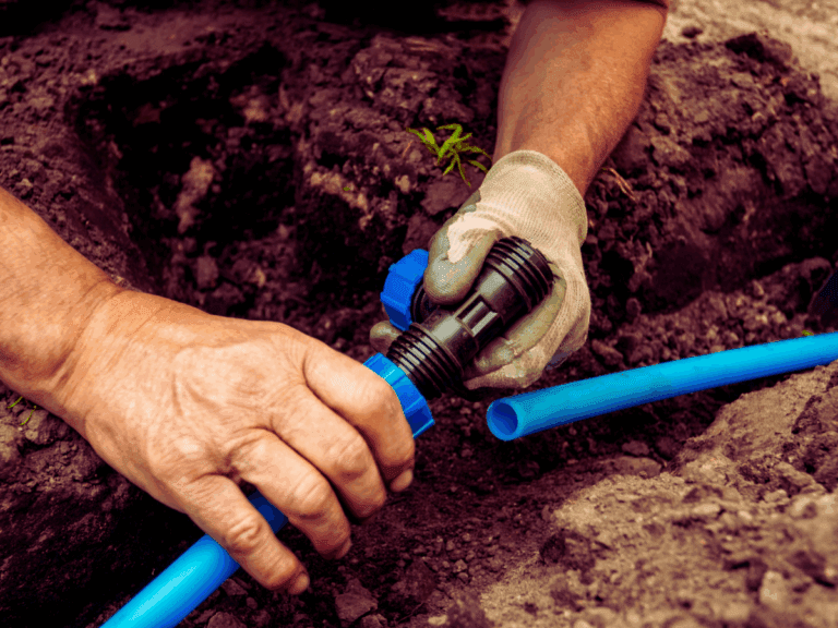 How to Run Irrigation Pipe Under a Driveway | Lawn Sense